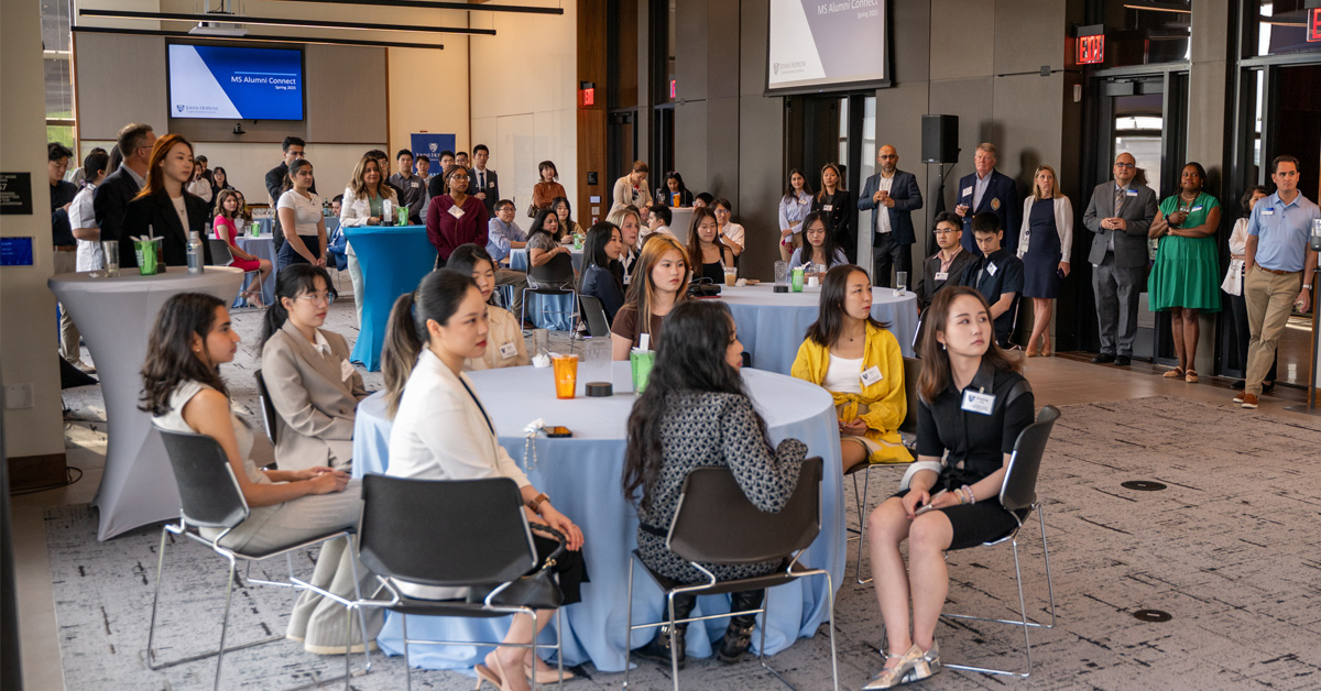 Carey hosts day of connections for Master of Science students and alumni | Carey Business School ...